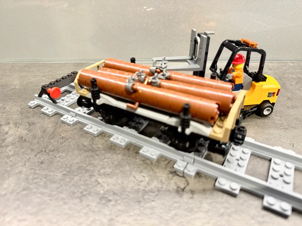 Brick City - train stop rail by JA_PROCHAZKAMakerWorld: Download Free ...