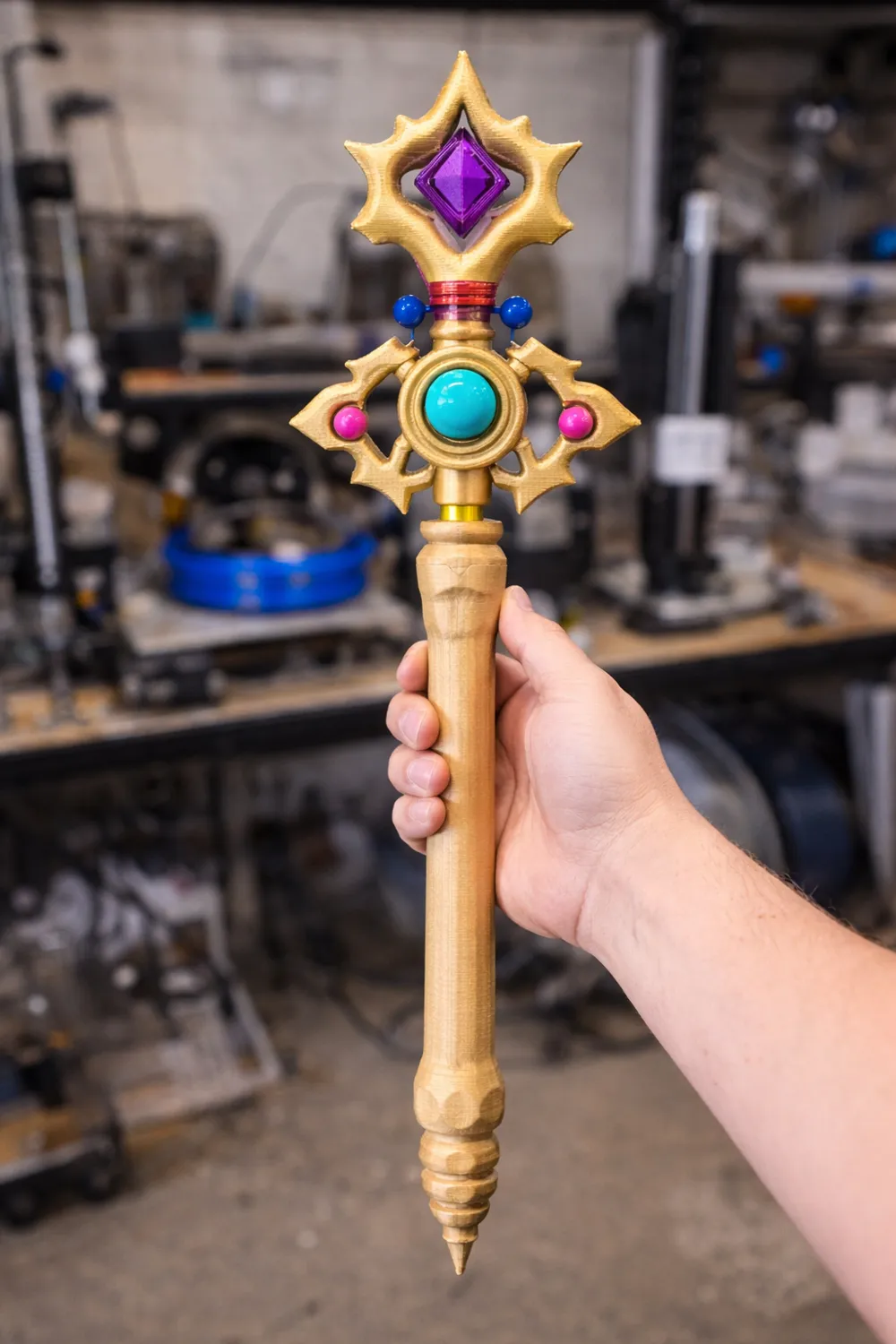 Prism Core Scepter - Free 3D Print Model - MakerWorld