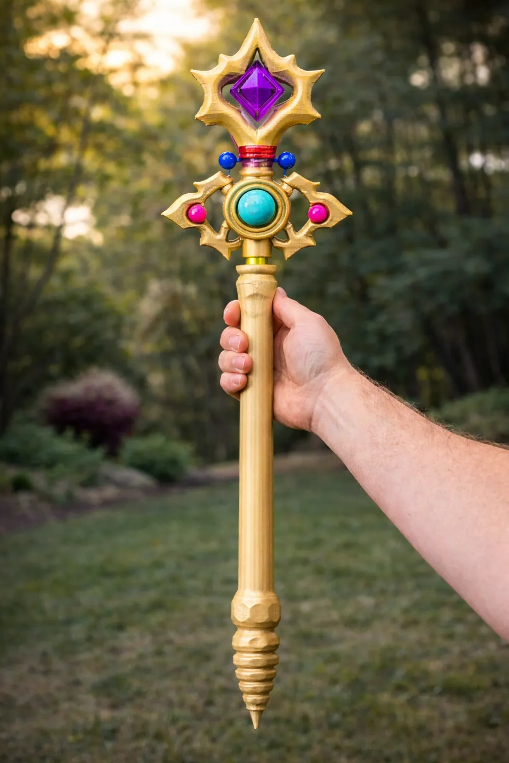 Prism Core Scepter - Free 3D Print Model - MakerWorld