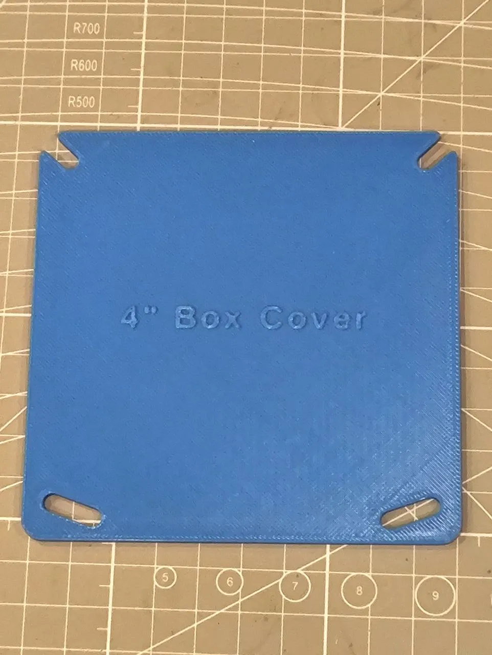 4inch Blank Electrical Box Cover - Free 3D Print Model - MakerWorld
