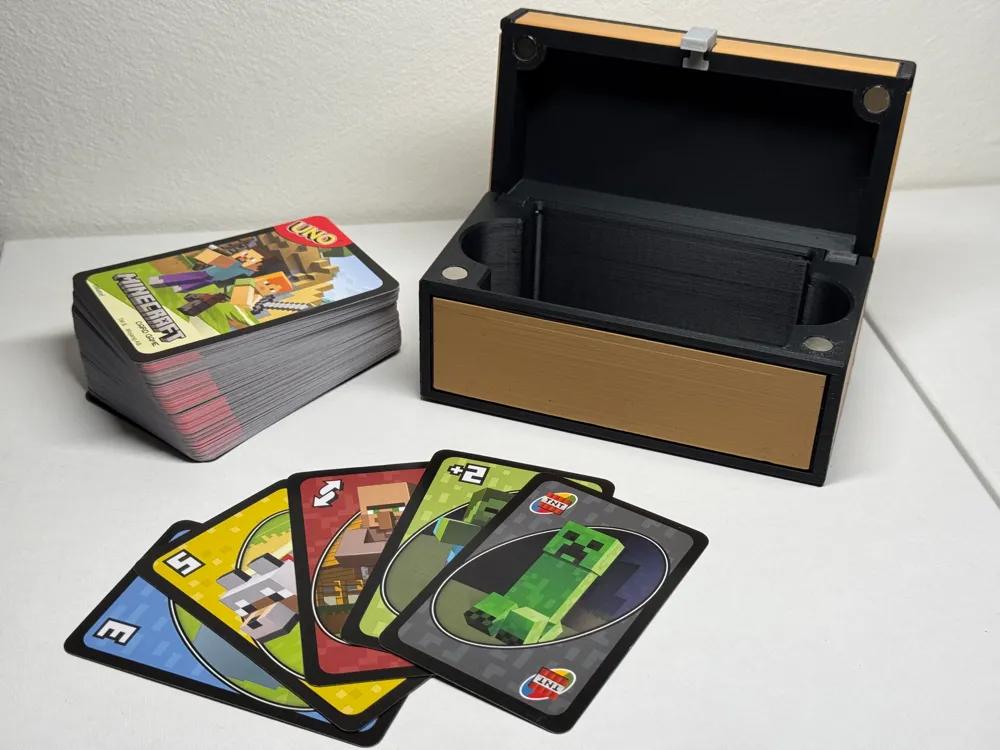 Minecraft Uno Chest by NilsoHD MakerWorld: Download Free 3D Models