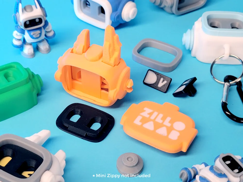 Wink Zippy 解压玩具 - 免费 3D 打印模型 - MakerWorld