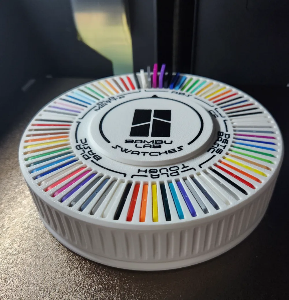 Short Filament Swatch Display Remixed by J_2_4 - MakerWorld