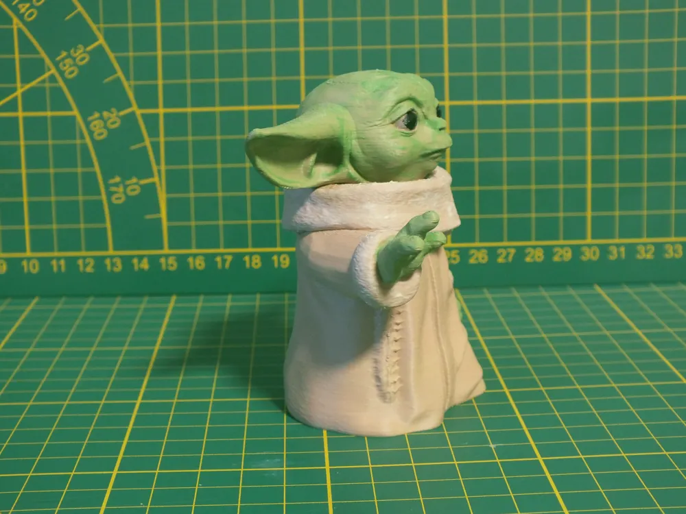 Din Grogu aka Baby Yoda 87 mm - Free 3D Print Model - MakerWorld