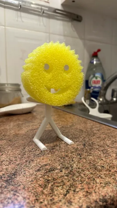 Scrub Daddy or Mommy stickman stand/holder by Yocc_88 MakerWorld ...