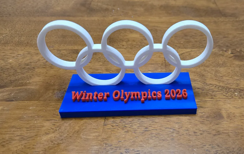 Winter Olympics 2026 Display - Free 3D Print Model - MakerWorld