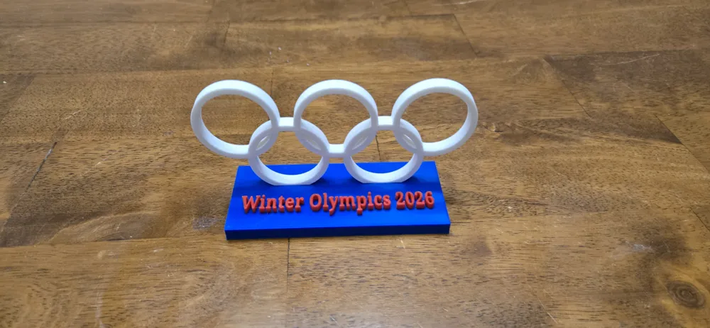 Winter Olympics 2026 Display - Free 3D Print Model - MakerWorld