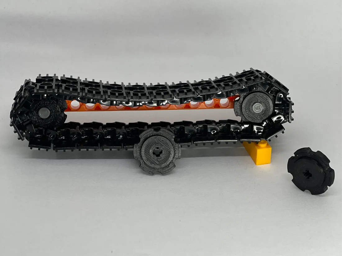 Brick technic mini sprocket for tracks - Free 3D Print Model - MakerWorld