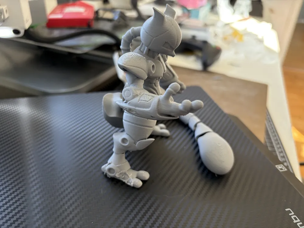 Mewtwo Mecha- Flexi - Free 3D Print Model - MakerWorld