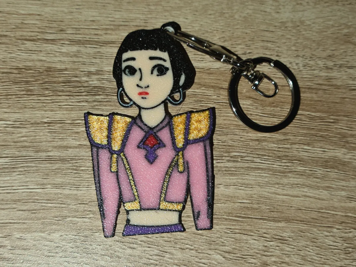 KPop Demon Hunters (Zoe) 包牌/钥匙扣 来自 lryan7310 MakerWorld：免费下载 3D 模型