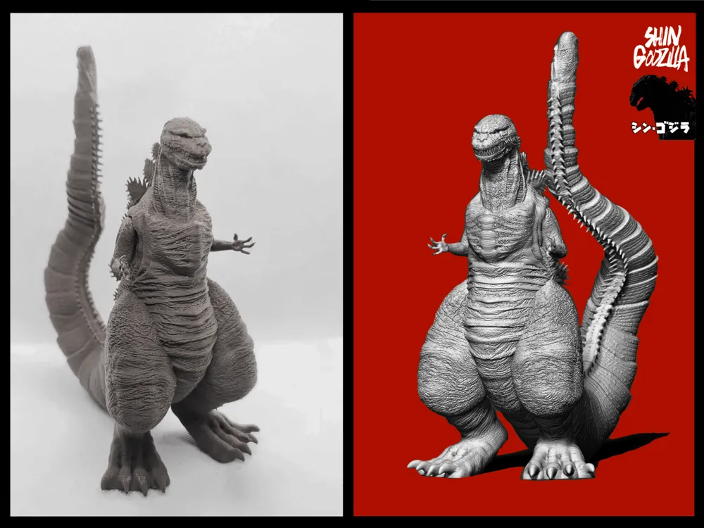 Godzilla Shin 4th phase by MiX&BitS - MakerWorld