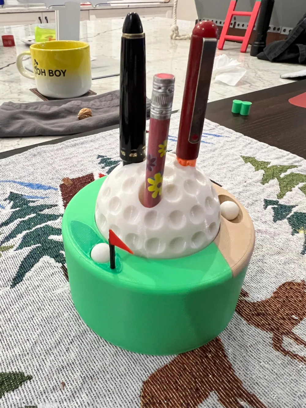 Golf theme Pencil Holder by DCprint MakerWorld: Download Free 3D Models