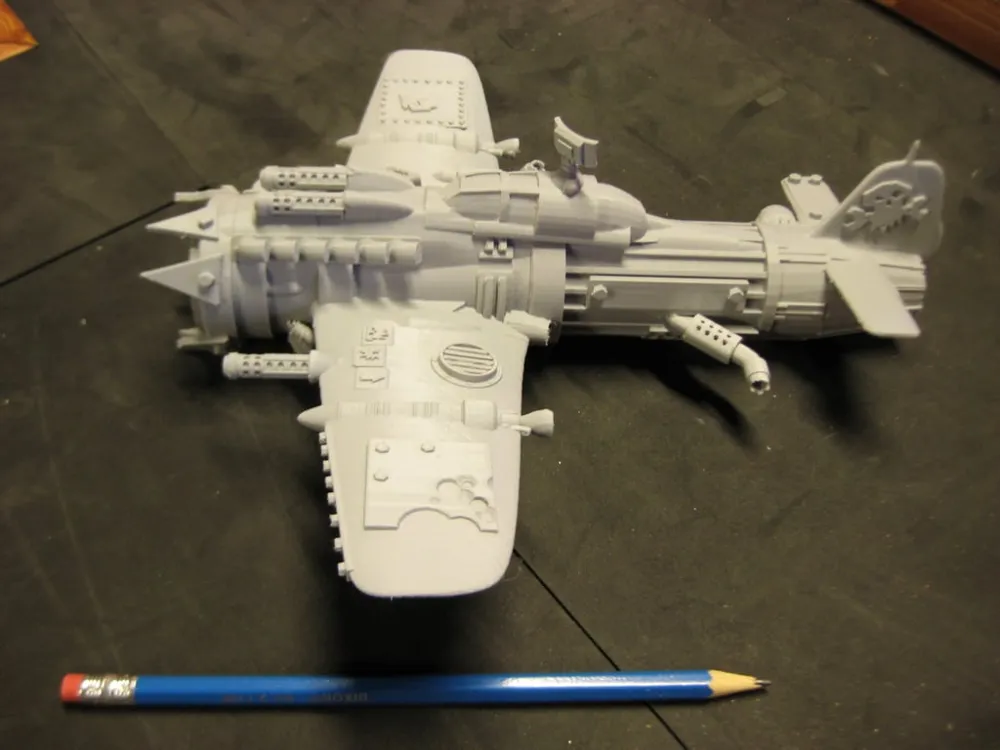 Scrap Jet Fighter Wargaming Orc by Noelf MakerWorld: Download Free 3D ...