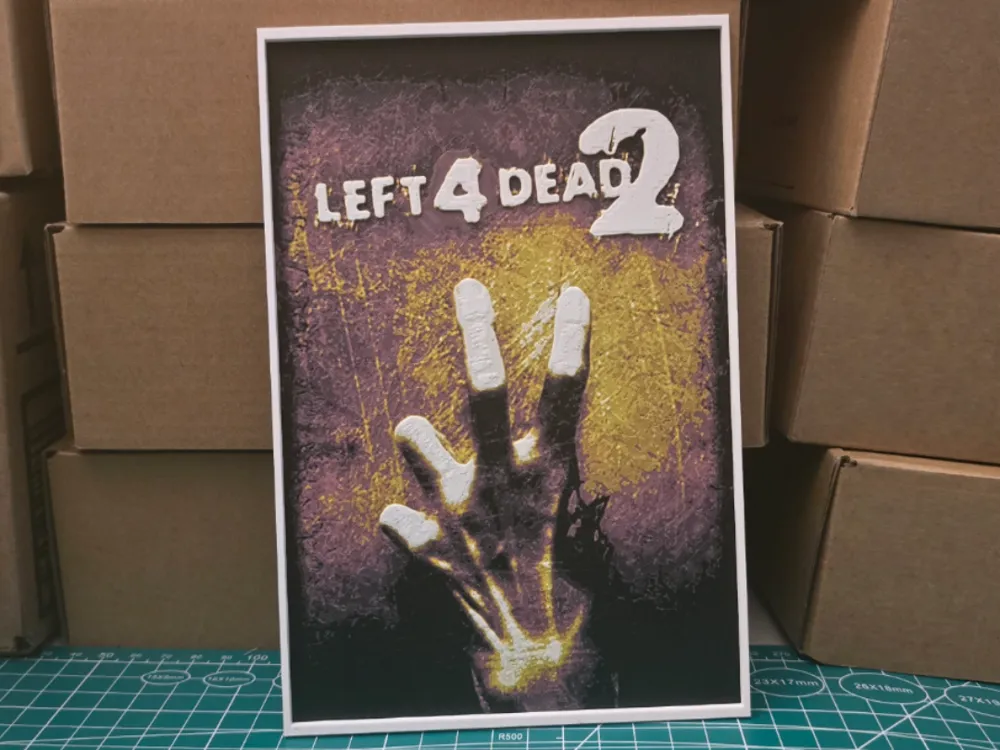 Left 4 Dead 2 Poster - Hueforge Art by Lumpy3D - MakerWorld