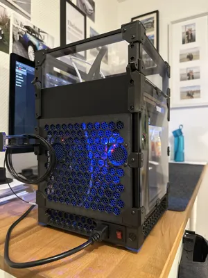 Voron V0.2 Lower Rear Panel with 8010 MCU fan by thrutheframe - MakerWorld