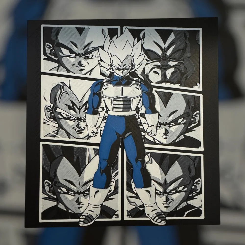 Faces of Vegeta Hue Forge by JJ_3D - MakerWorld