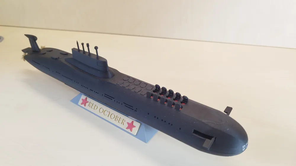 Red October Nuclear submarine - Free 3D Print Model - MakerWorld