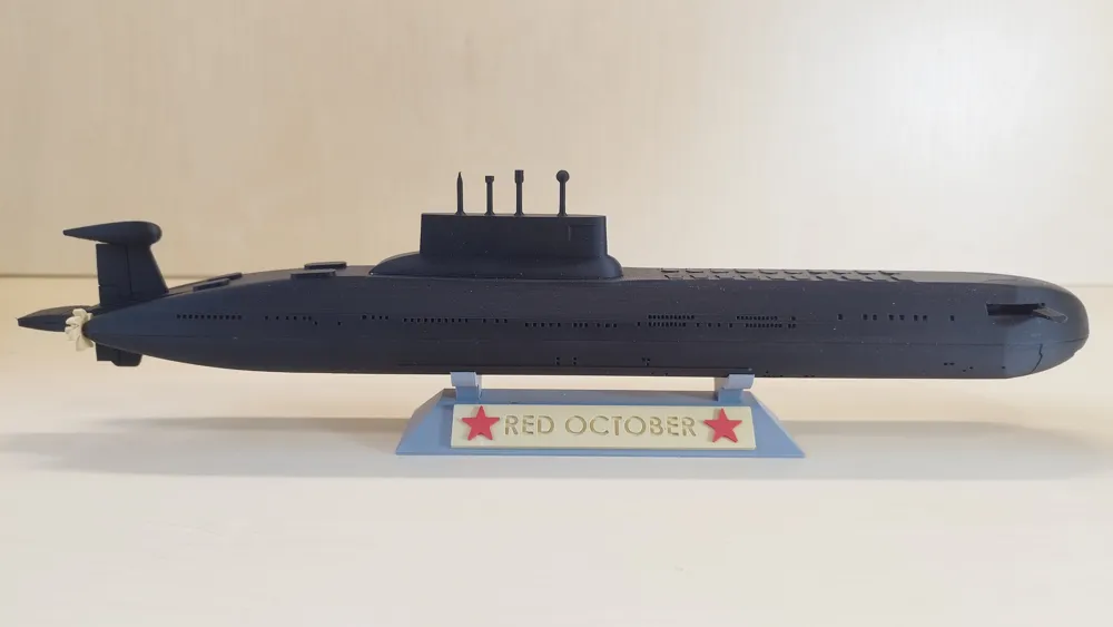Red October Nuclear submarine - Free 3D Print Model - MakerWorld