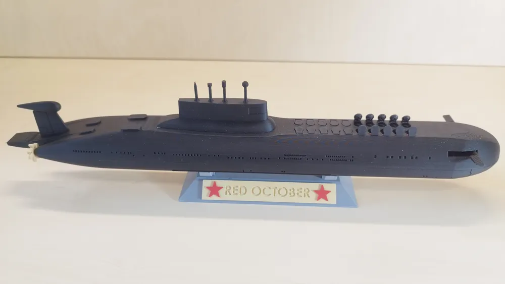 Red October Nuclear submarine - Free 3D Print Model - MakerWorld