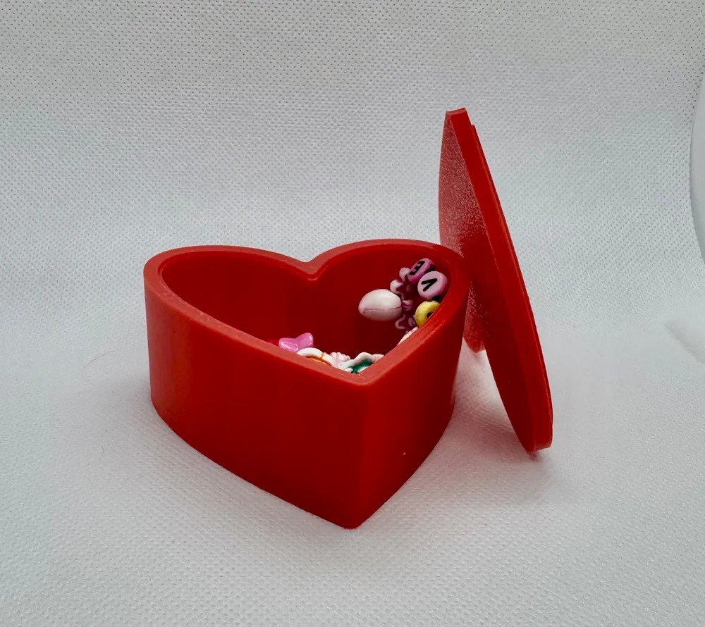 VALENTINES Day Heart Box - Free 3D Print Model - MakerWorld