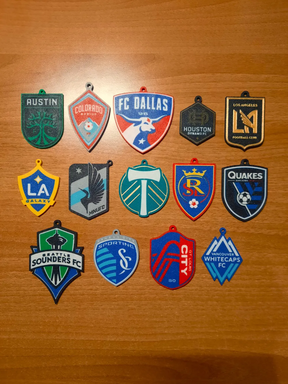 MLS Western Conference teams keychain - USA by Luke-Leek-98 - MakerWorld