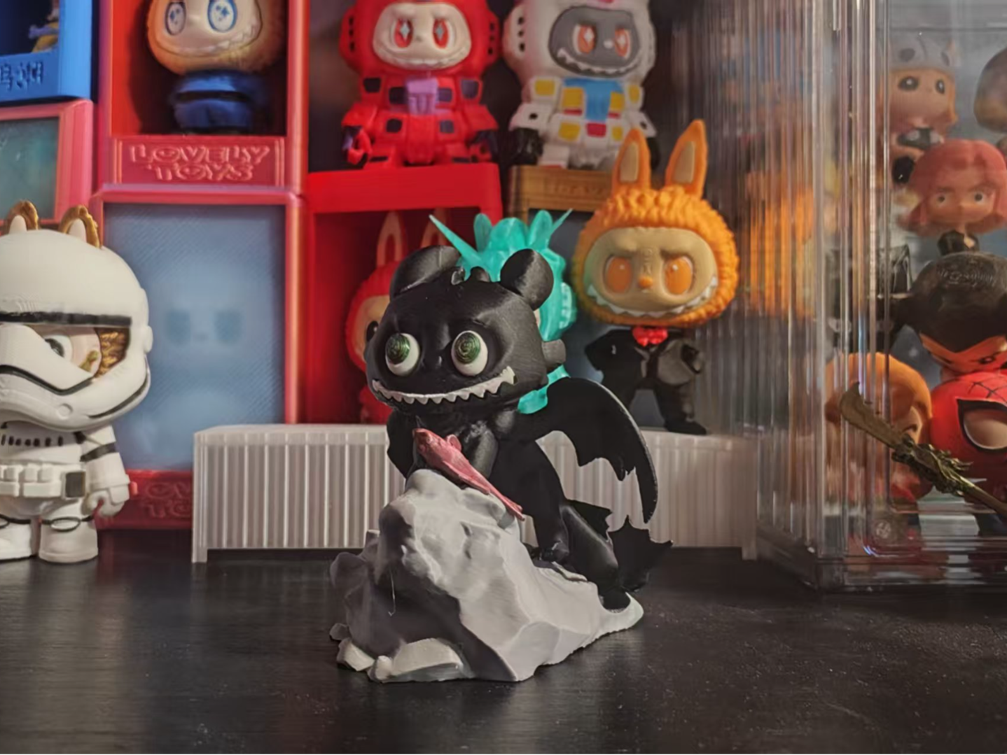 LABUBU How to Train Your Dragon - Toothless (Labubu) by pandabear ...