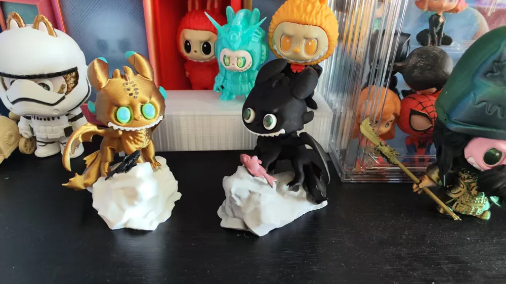 LABUBU How to Train Your Dragon - Toothless (Labubu) by pandabear ...