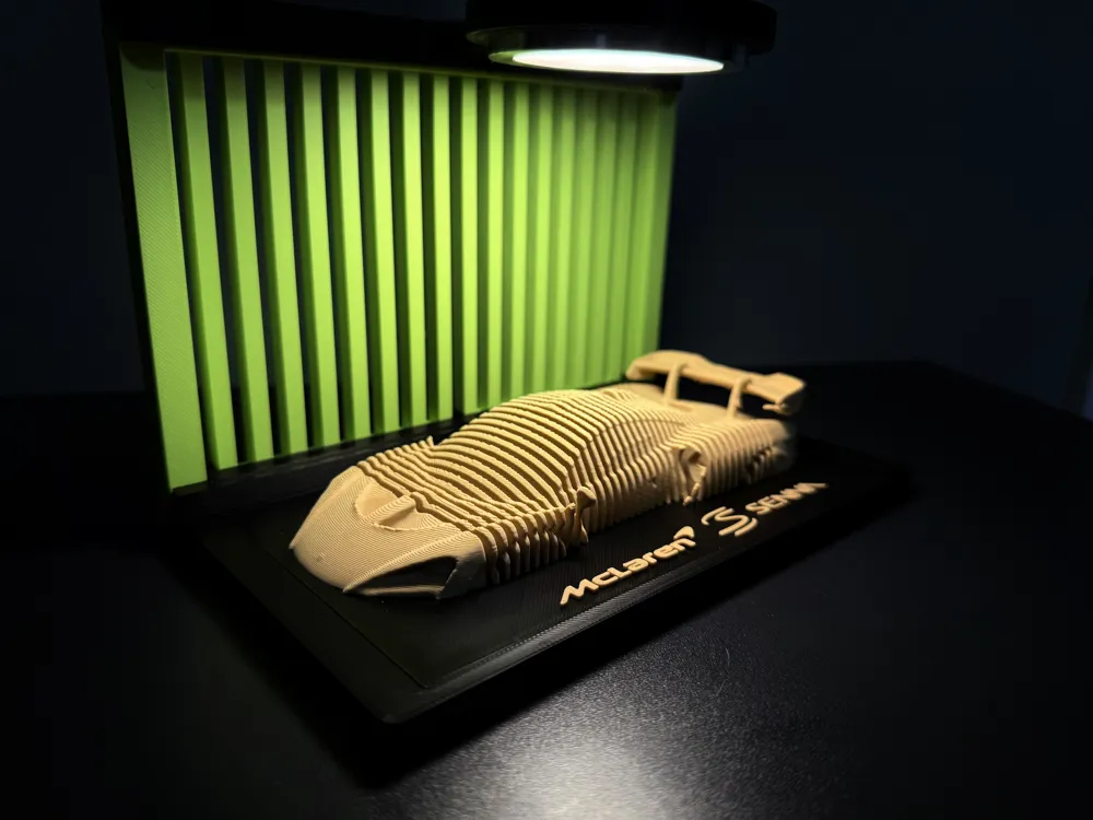 McLaren Senna - Layered Car model by ShapeShift 3D Creations MakerWorld ...