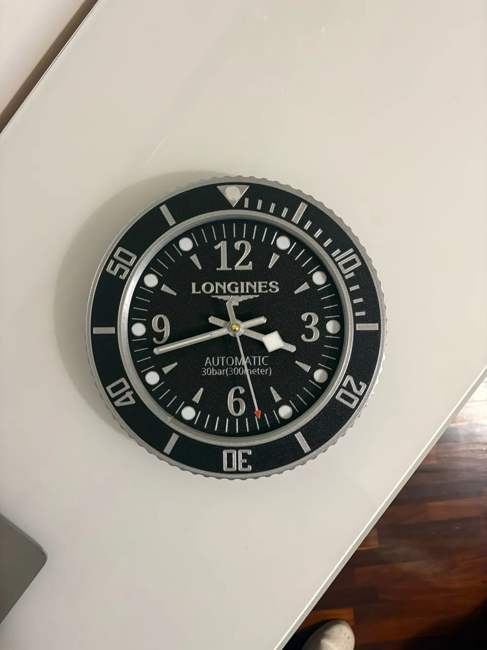 Longines Hydroconquest Wall Clock - Free 3D Print Model - MakerWorld