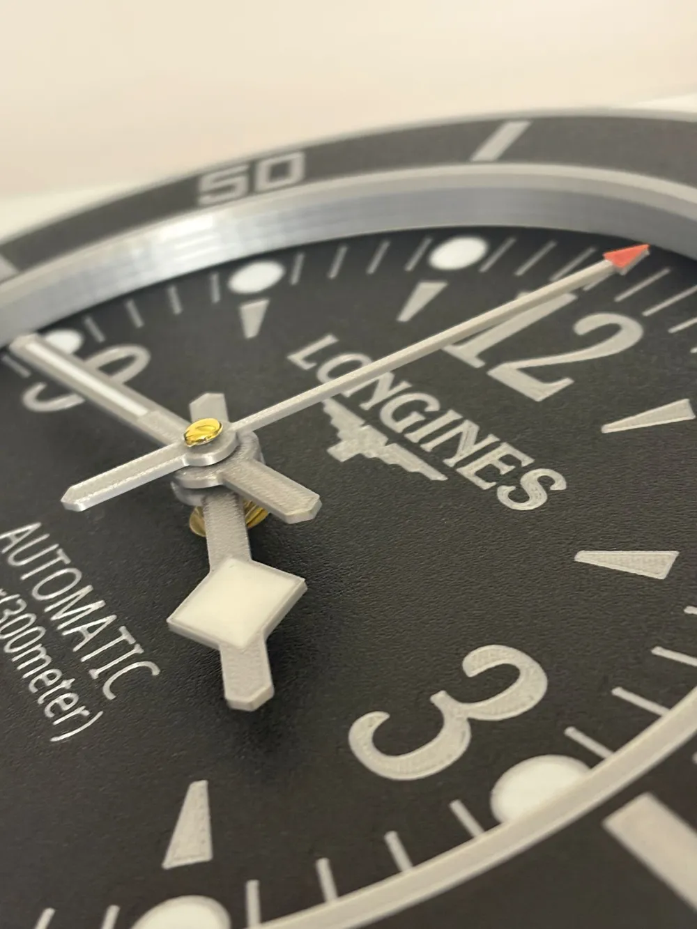 Longines Hydroconquest Wall Clock - Free 3D Print Model - MakerWorld