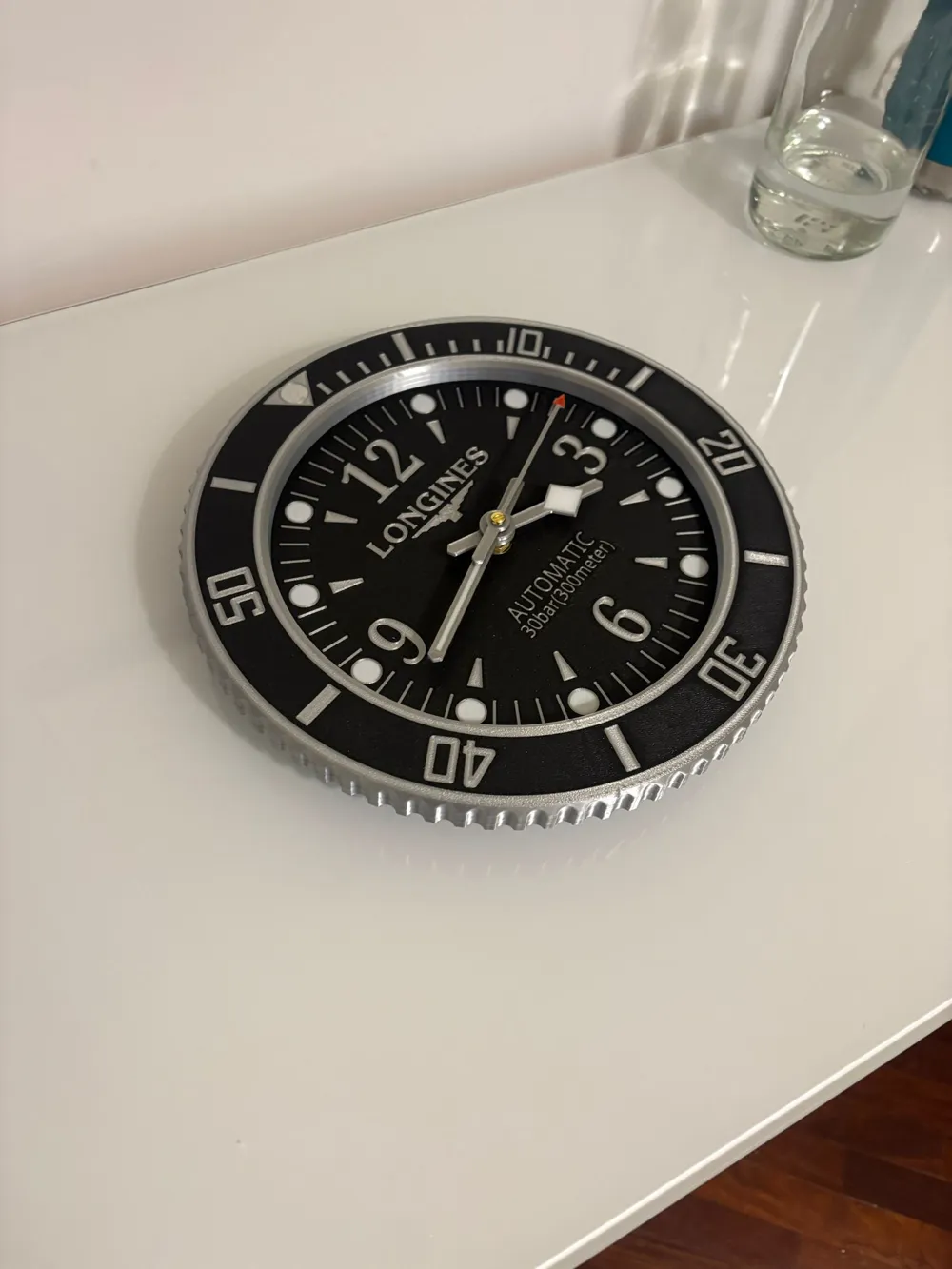 Longines Hydroconquest Wall Clock - Free 3D Print Model - MakerWorld