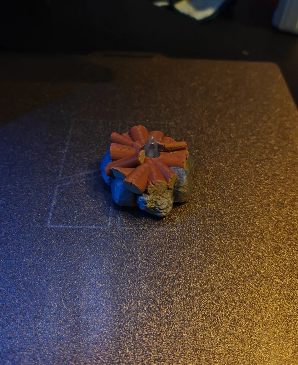 ( working)campfire for miniatures - Free 3D Print Model - MakerWorld