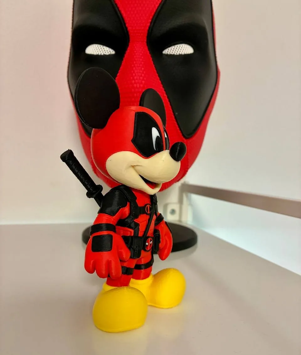 Mickey mouse - Deadpool - Modelo gratuito para impressão 3D - MakerWorld