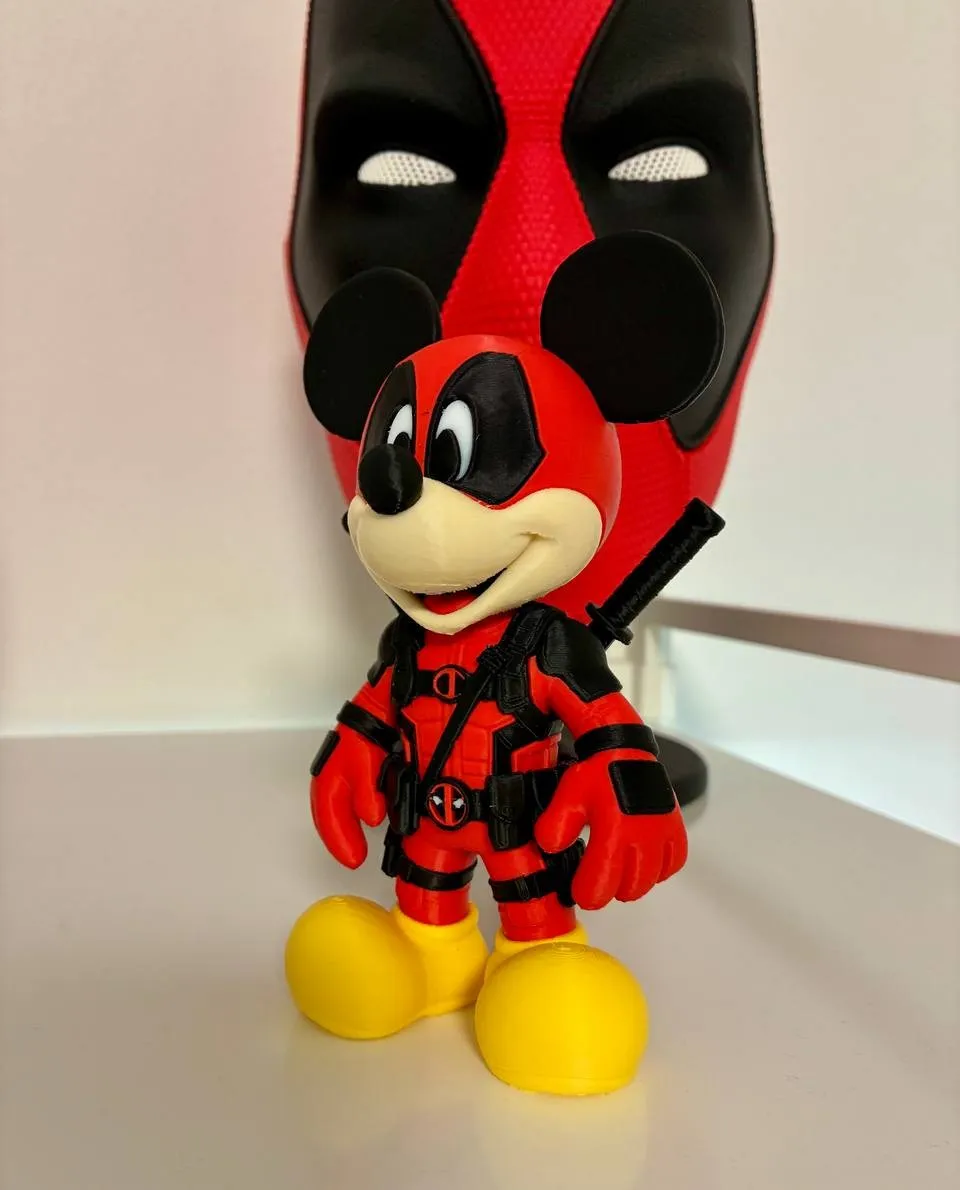 Mickey mouse - Deadpool - Modelo gratuito para impressão 3D - MakerWorld