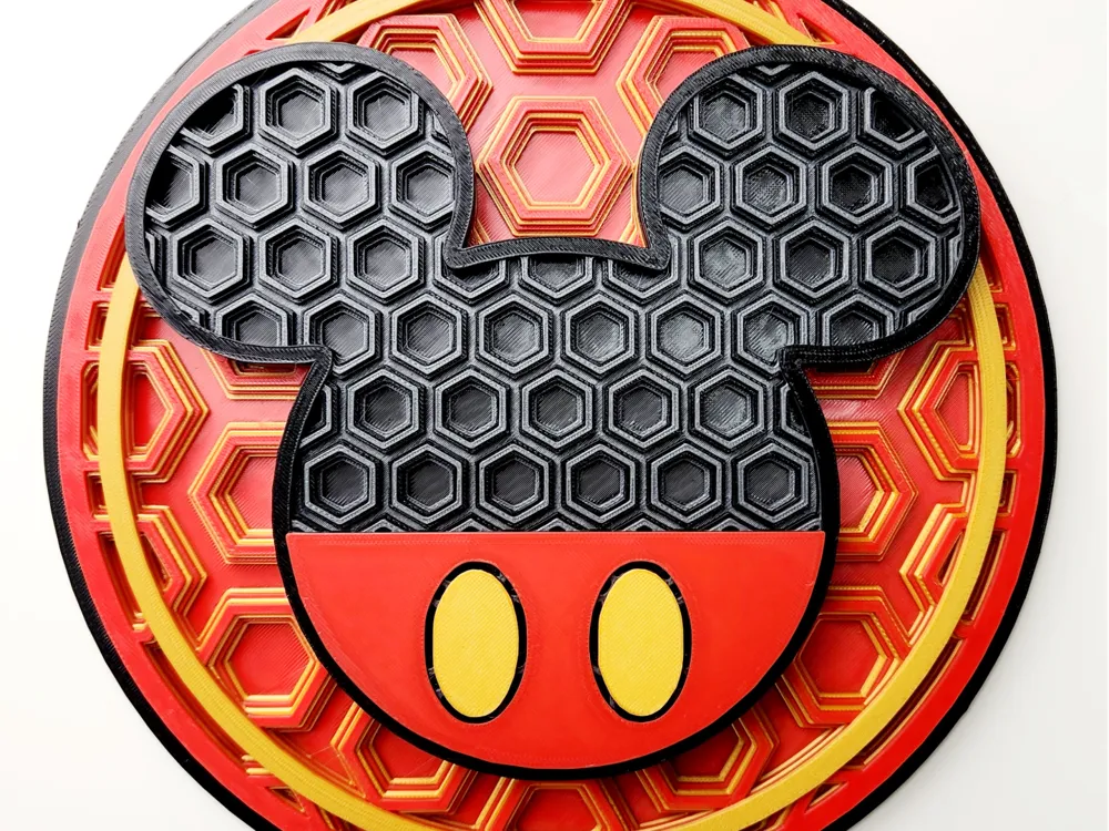 Disney Mickey Dimensional Mosaic by w3r3wolv3s MakerWorld: Download ...