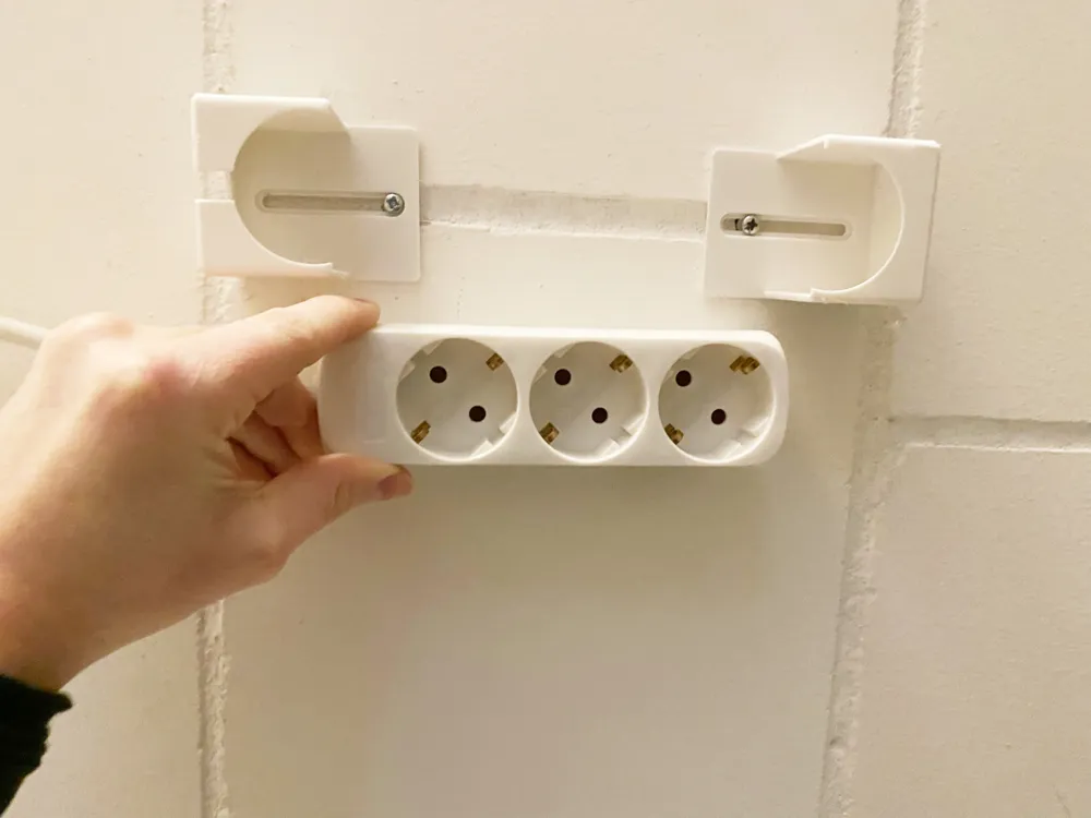 Power Strip Wall Mount by Sascha R - MakerWorld