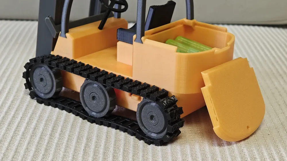 Remote-Controlled Crawler Forklift Upgrade with Limit Switches (A1 mini ...