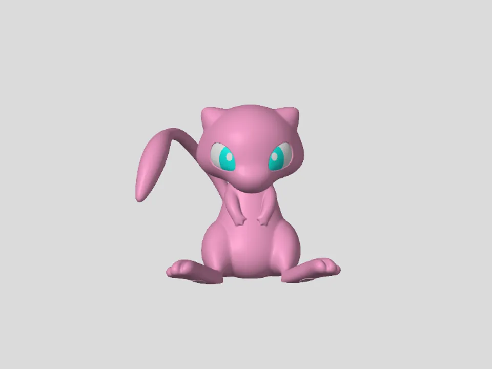 Mew Multicolor by entroisdimensions_figurine MakerWorld: Download Free ...