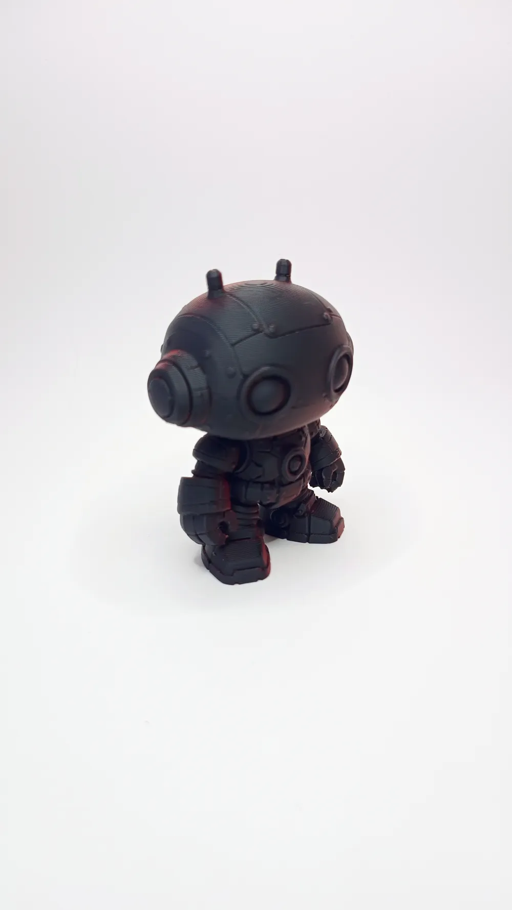 Chibi Mecha Bot Mini Guard Robot - Free 3D Print Model - MakerWorld