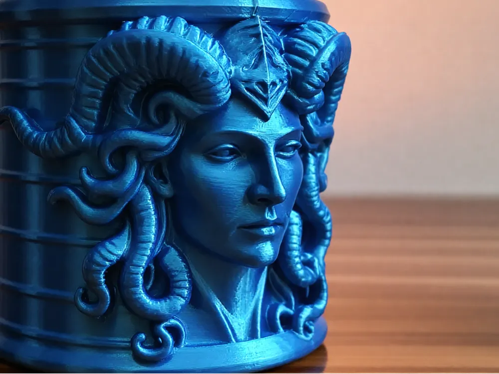 Medusa Pen Holder - Bold, fierce, creative tool by 3D On Fire ...