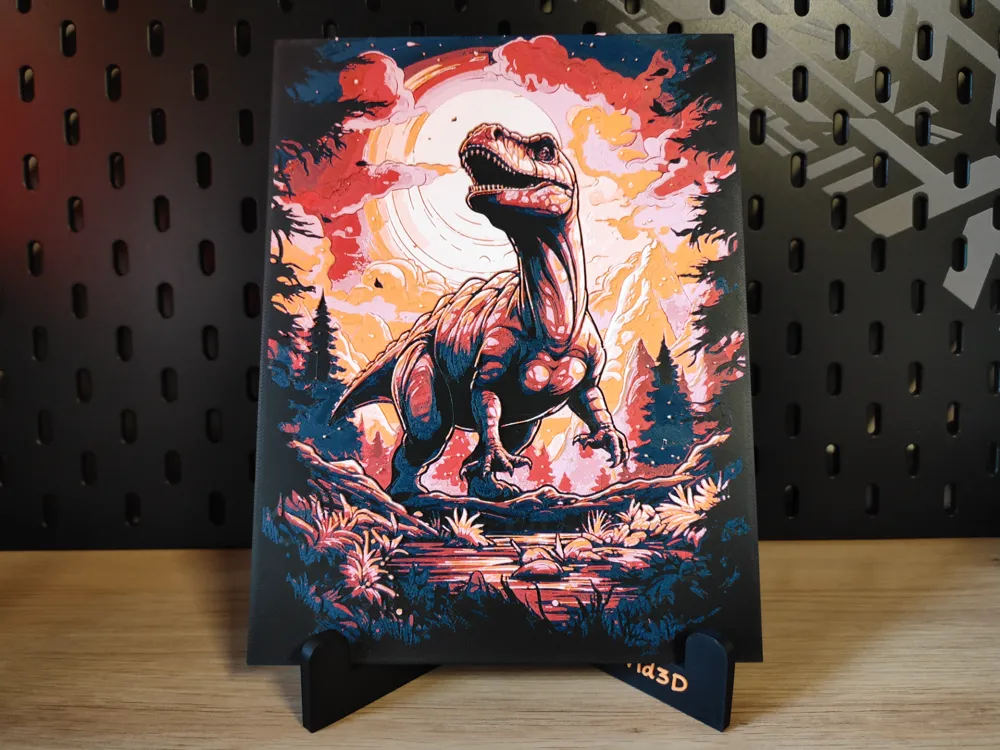 T-REX Dinosaur 2 (Filament Painting) - HueForge by origoworld3d ...