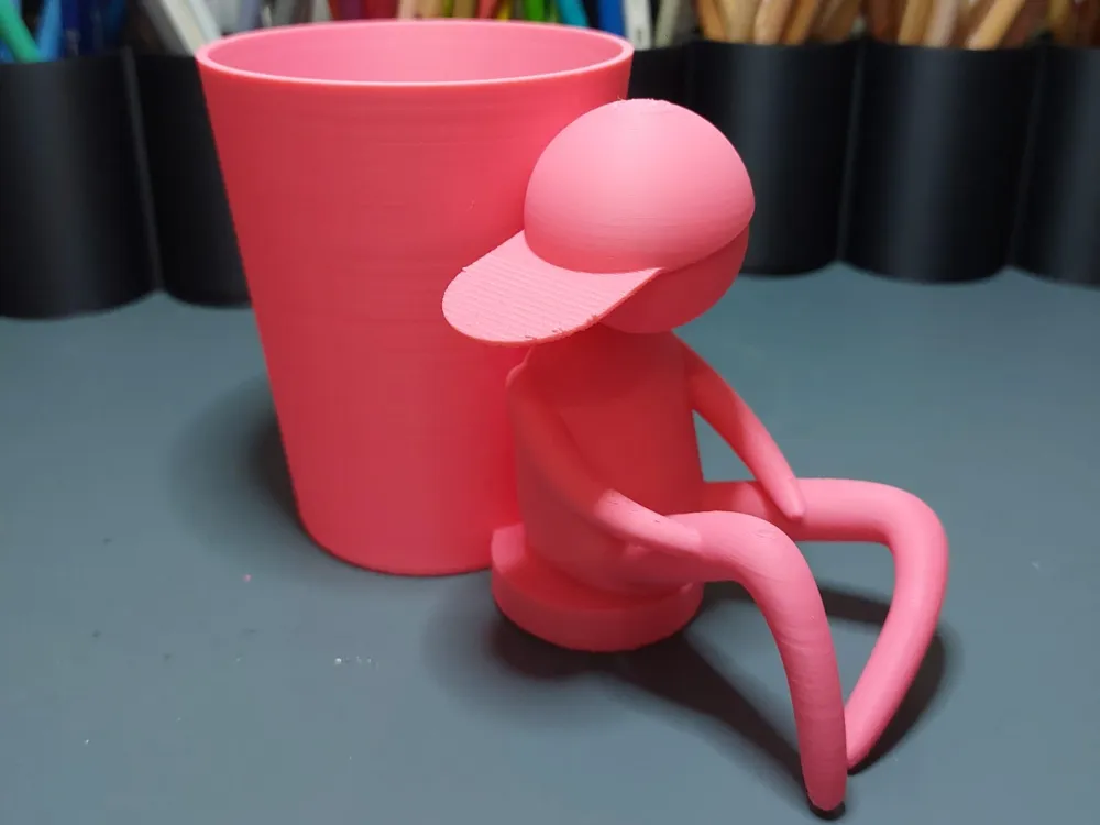 Pen Holder Stickman by Sara MakerWorld: Download Free 3D Models