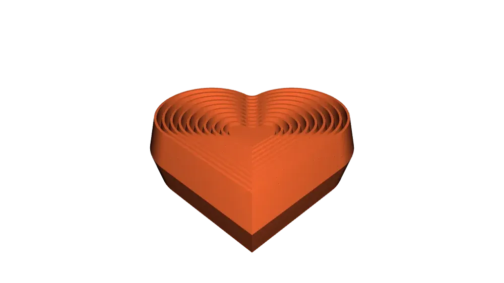 Kinetic Heart Fidget Toy - Free 3D Print Model - MakerWorld