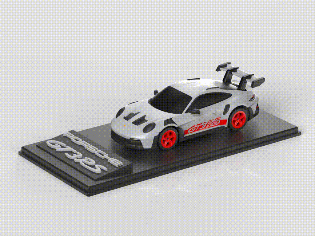 【Porsche】Porsche 911 GT3 RS 1/64 scale by SAMPAN棱界复刻 MakerWorld ...