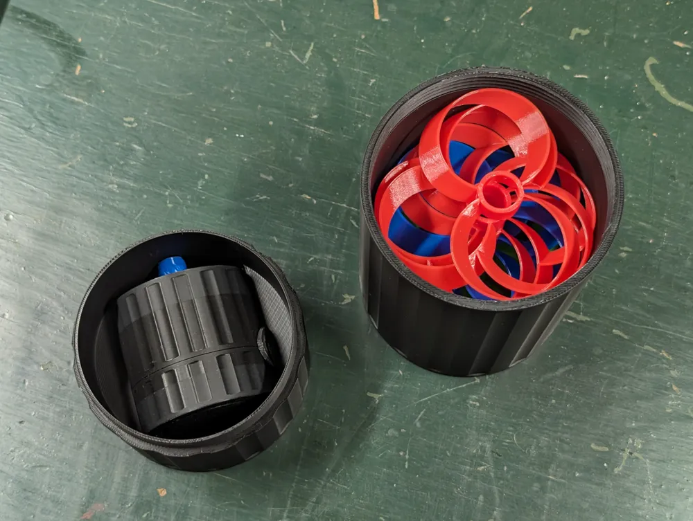 Threaded Case for Toroidal Launcher and Propellers Remixed by ...