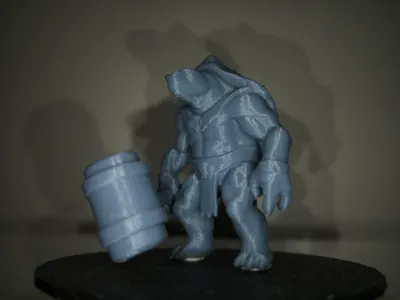 DnD miniature Turtle Hammer by wif1973 - MakerWorld