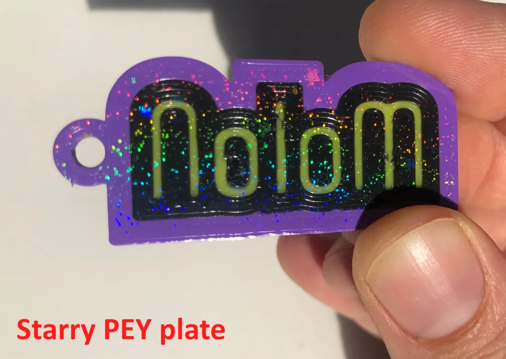 Customizable Multicolor Text Keychain - Parametric by NoloM - MakerWorld