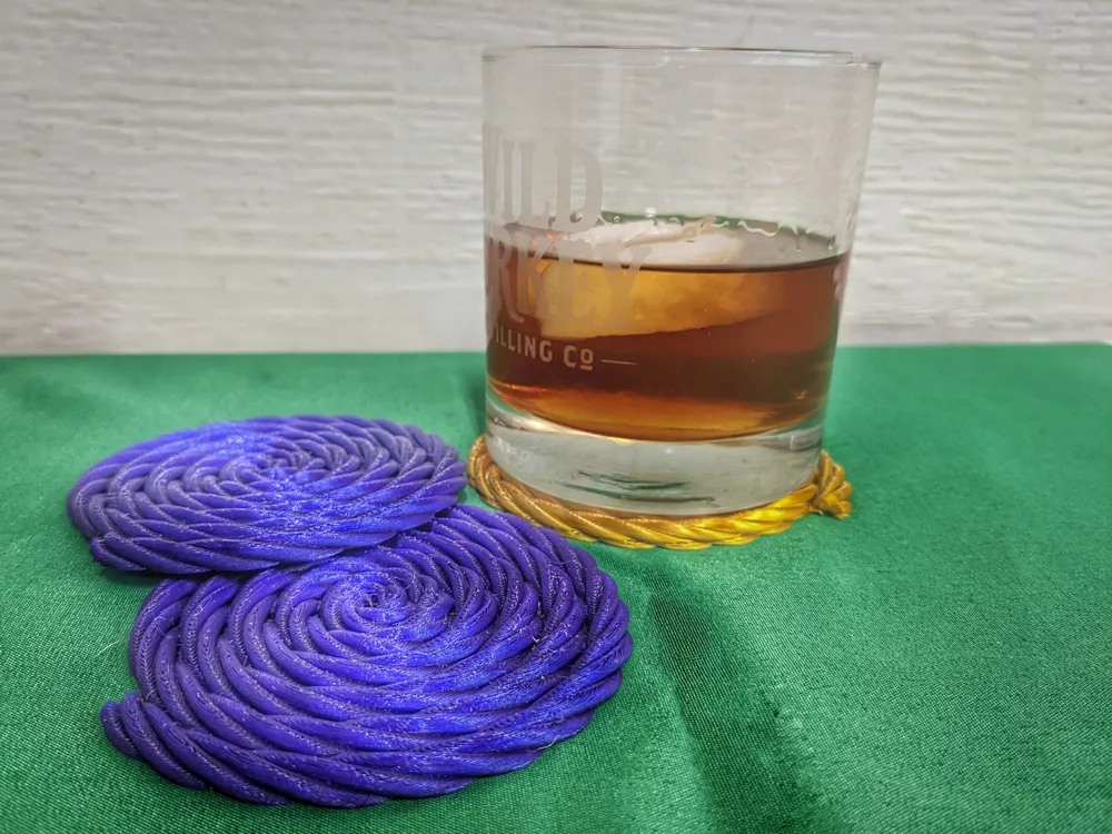 Rope Coasters - Free 3D Print Model - MakerWorld