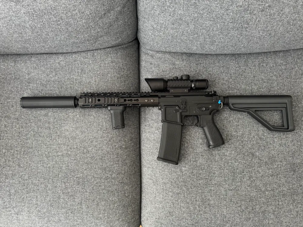 Airsoft Suppressor 10 M4/AR-15 14mm CCW by hottr - MakerWorld