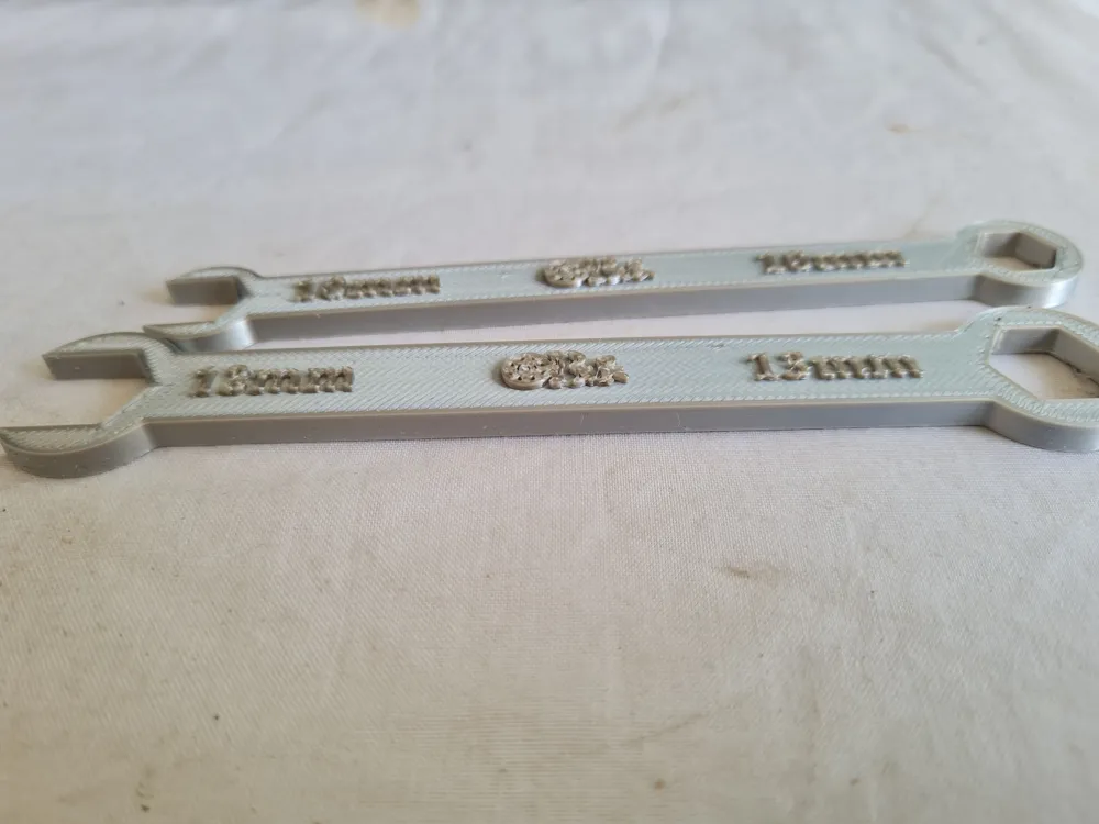 3D Printable Metric Spanner Set (6mm - 20mm) - Free 3D Print Model ...